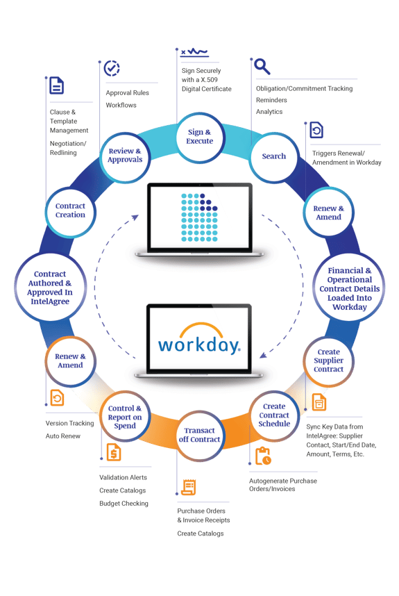 Top Workday Contract Management Software - Learn More | IntelAgree