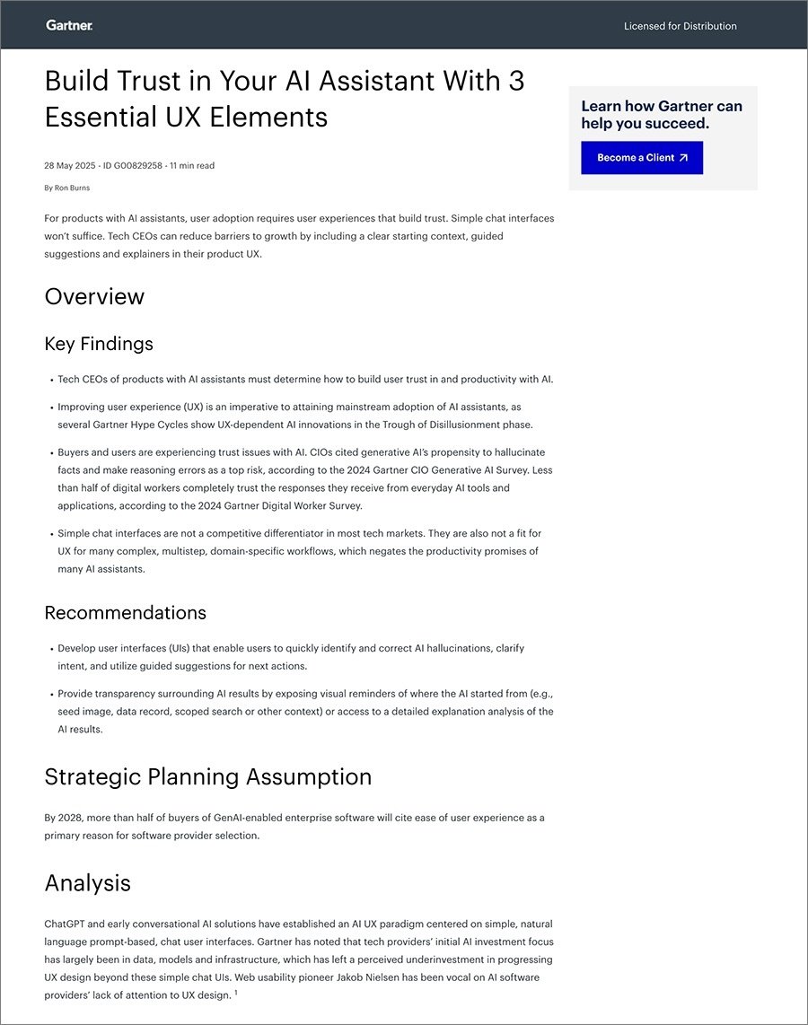 Better UX Drives AI Adoption in Contract Management | Gartner Insights ...